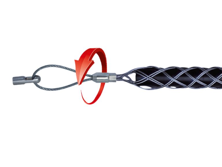 Cable pulling grip sock with loop and thread | Firstflex
